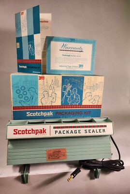 Working Vintage Scotchpak Package Sealer Model 9062 w/ Original Box ...