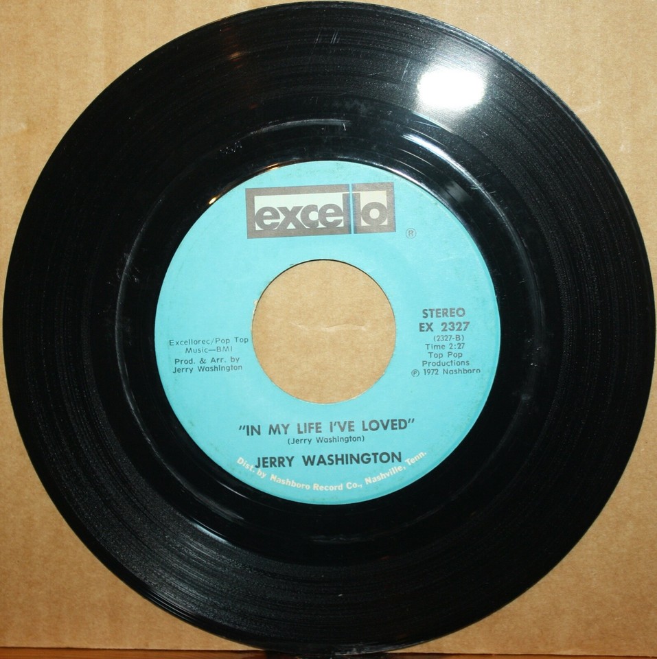 JERRY WASHINGTON Right Here Is Where *IN MY LIFE LOVE* Soul Funk 45 ...