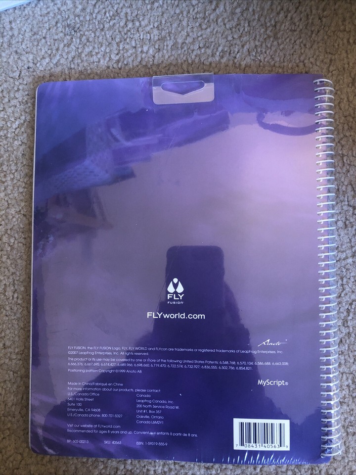 FLY Fusion Notebook for Leapfrog Fly Pentop Computer FACTORY SEALED | eBay