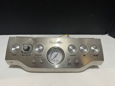 Breville Barista Express BES870XL Silver Front Panel Assembly W ...