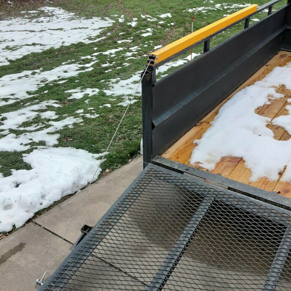 KUAFU 2 Sided Tailgate Utility Trailer Gate & Ramp Lift Assist System ...