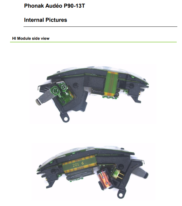 Phonak P90 13T Hearing Aids (Battery) Internal Modules ONLY *Factory ...