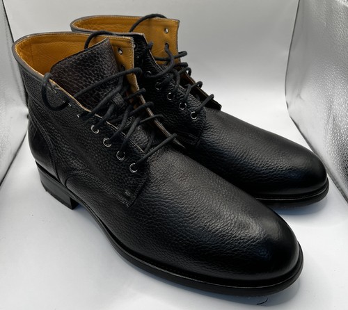 Magnanni Pierce Grey Pebbled Leather Boots. Spain. Men 10.5. Excellent ...