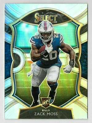 ZACK MOSS 2021 PANINI SELECT SILVER CONCOURSE LEVEL SP ROOKIE RC CARD ...