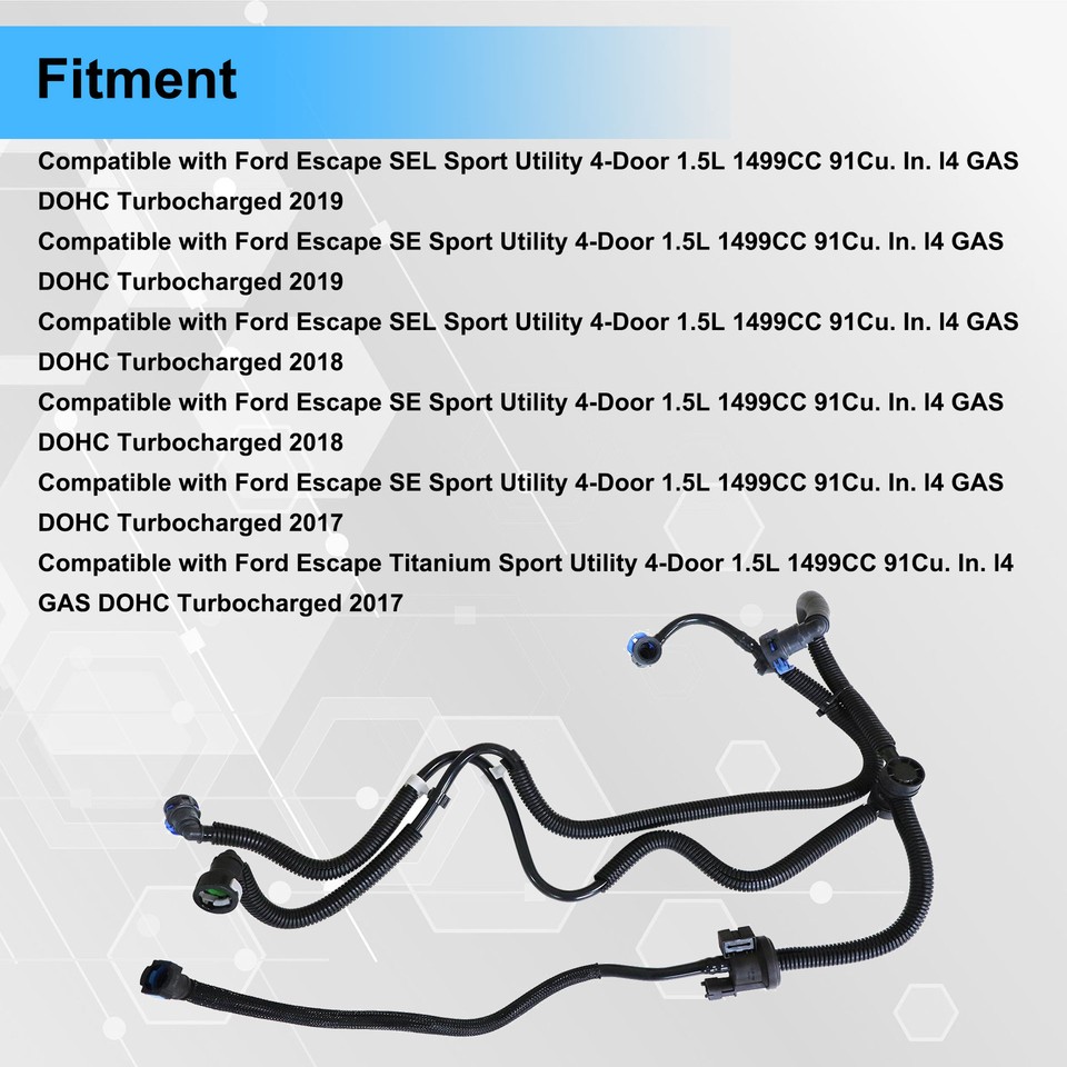 For Ford Escape 2017-2019 Vapor Canister Evap Purge Valve /Solenoid ...