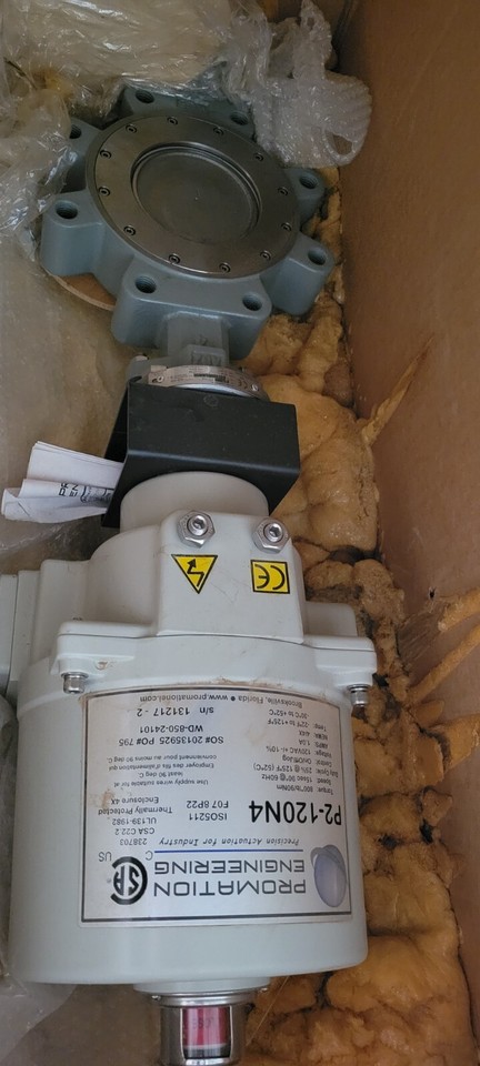 PROMATION ENGINEERING P2-120N4 EELECTRIC ACTUATOR With BUTTERFLY VALVE ...