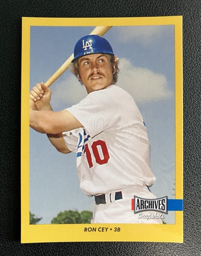 Ron Cey 2017 Topps Archives Snapshots Gold 03/10 Los Angeles Dodgers ...
