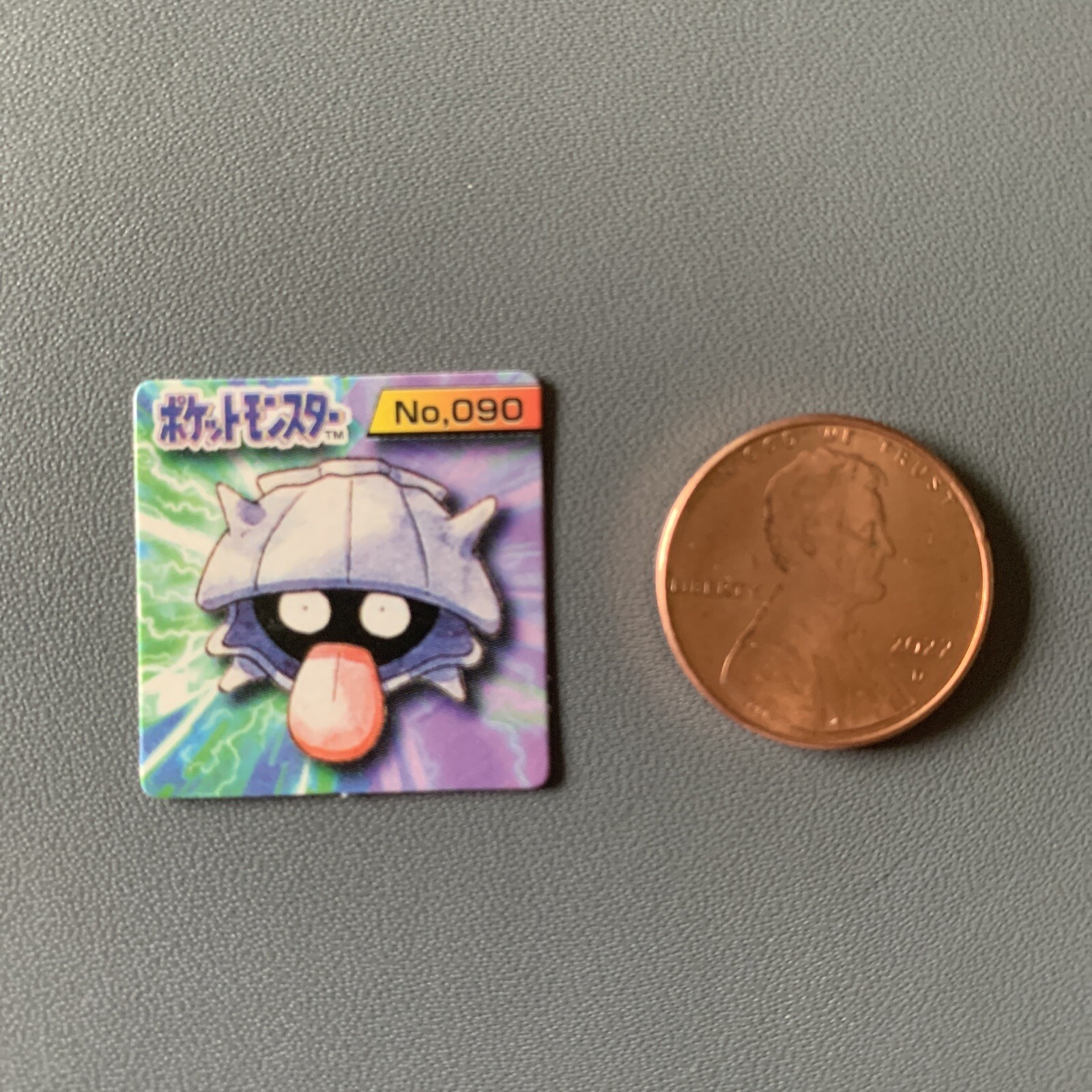 Shellder No. 090 Mini Pocket Card - Pokemon Flake Japanese Nintendo 1 ...