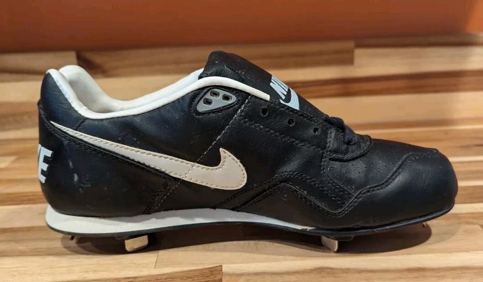 90s 1993 VINTAGE Black NIKE Metal BASEBALL CLEATS -930911LN2 | eBay