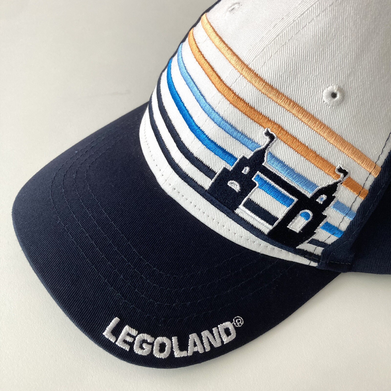 Legoland Striped Front With Castles Adjustable Back H… - Gem