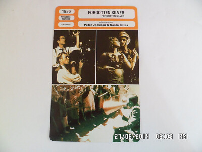 CARTE FICHE CINEMA 1996 FORGOTTEN SILVER Thomas Robins Richard ...