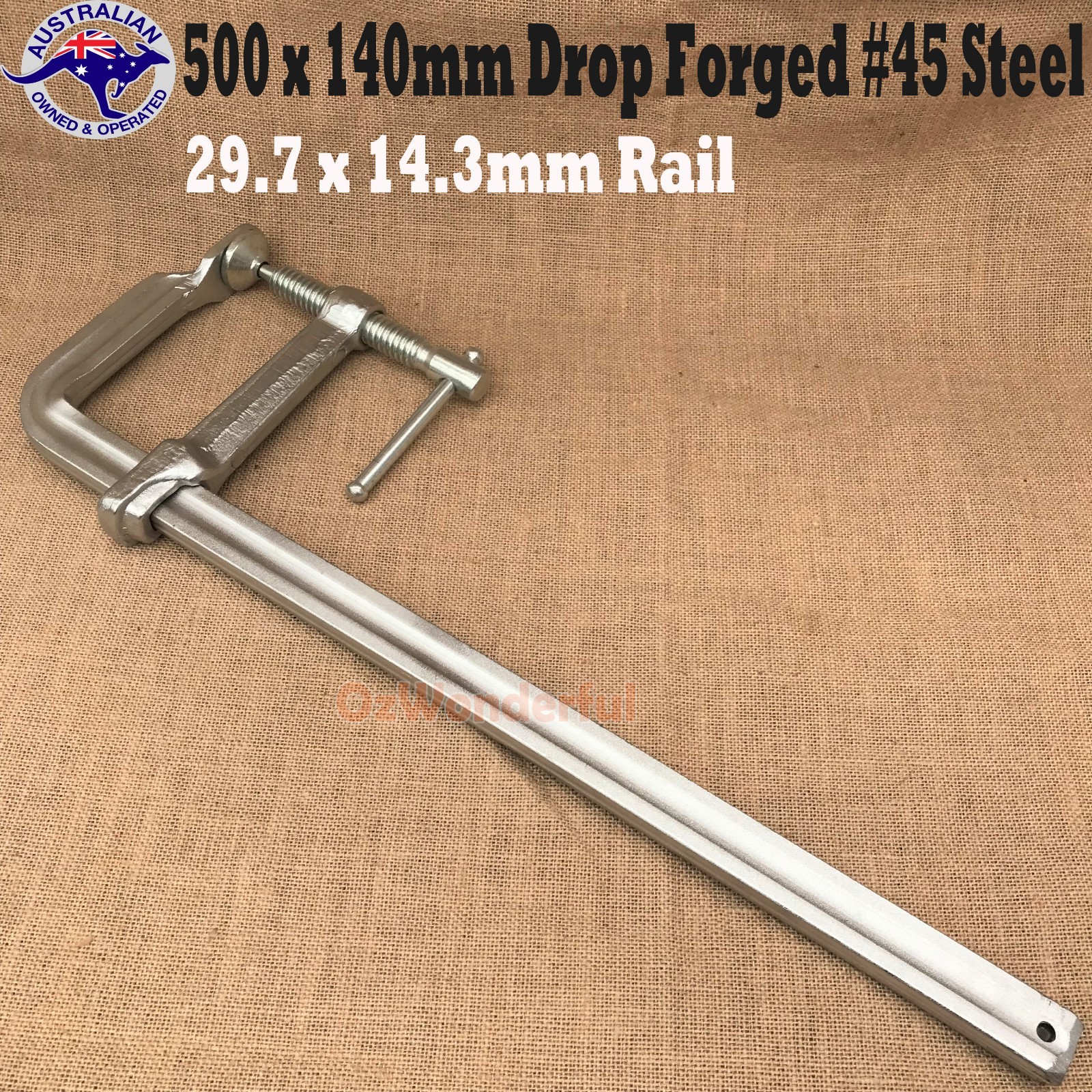 F Welding Clamp 500mm x 140mm Industrial Drop Forged C45 Steel F CLAMP ...