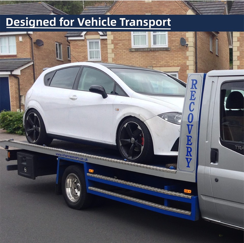 G80 3/8" x 3' V Bridle Tow Recovery Chain w/15" J-Hook & Grab Hook ...