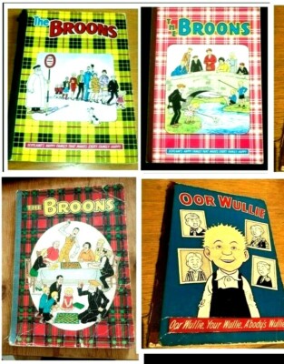 THE BROONS Annual 1958 + 1968 + 1970 + OOR WULLIE 1967 comic books 1966 ...