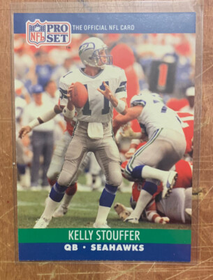 1990 Pro Set Football Kelly Stouffer Seattle Seahawks #650 | eBay