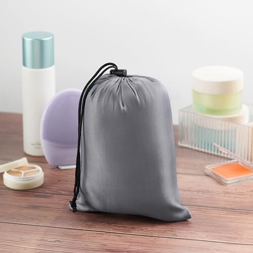 Drawstring Bag with Toggle - Nylon Cinch and Ditty Pouch () 6 x 8 Inch ...