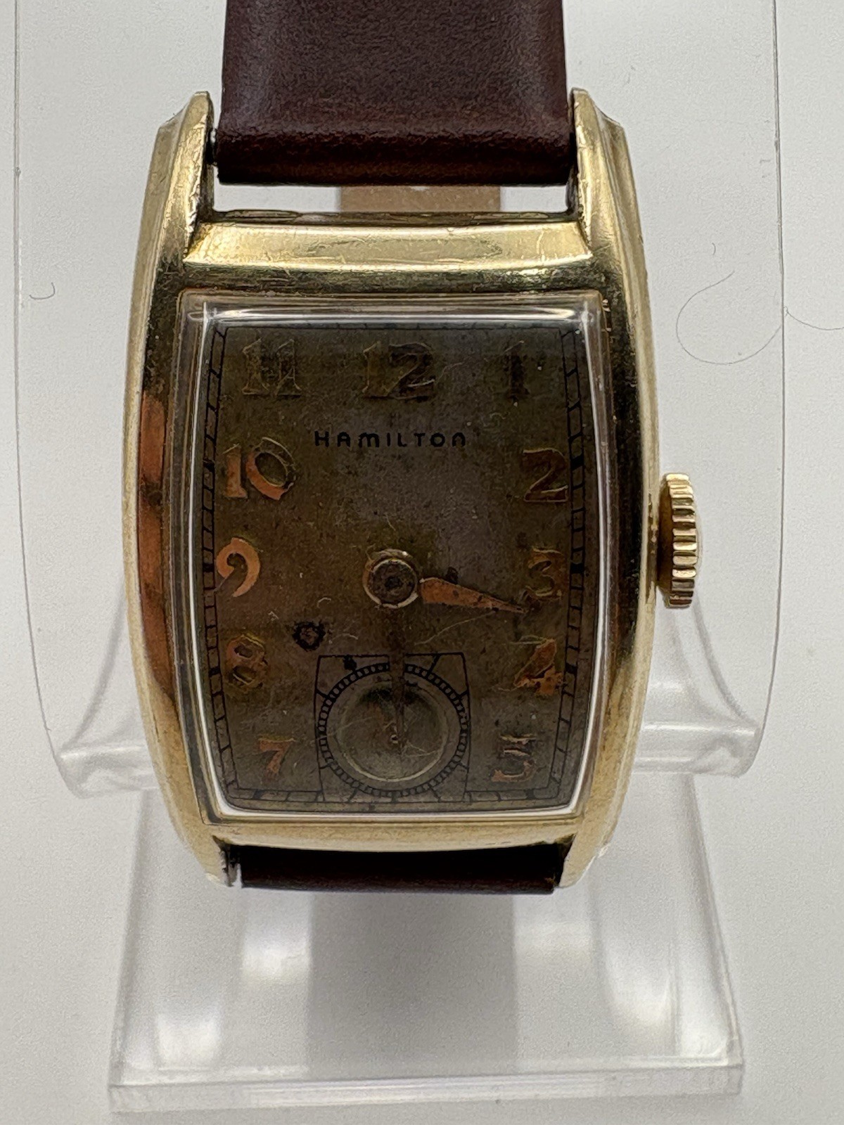 Vintage Hamilton Art Deco Wristwatch – 1930s | 10K Go… - Gem