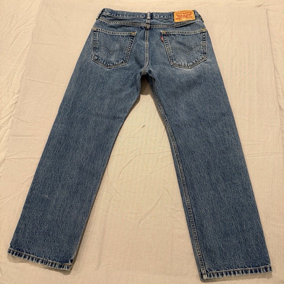 Levi's 505 mid-blue Jeans 33x29 good condition, clean | eBay