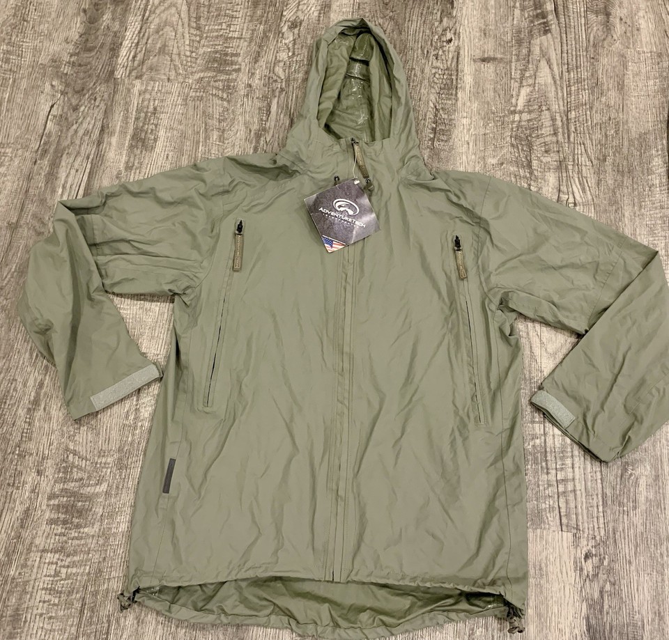 Adventure Tech PCU Grey Navy SEALS Medium Jacket and Pants Rain Suit ...