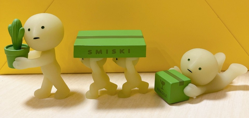 SMISKI Moving Series Mini Figure 6 Types Set No Box 2024 Rare | eBay