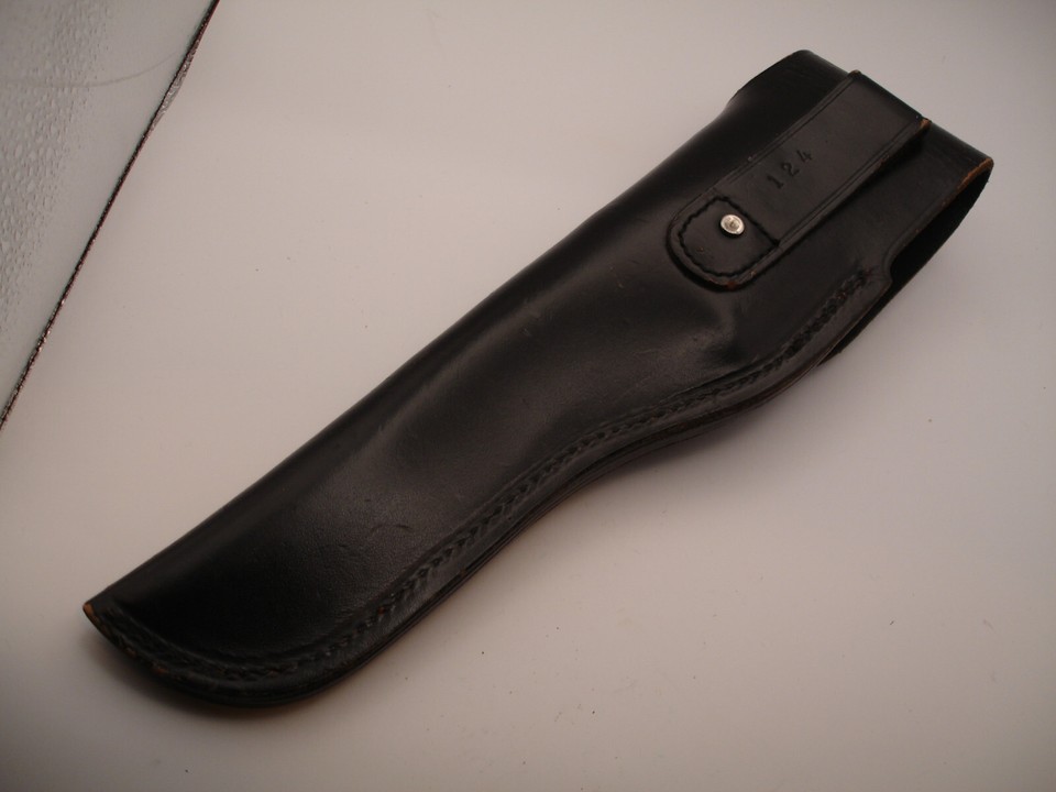 BUCK USA VINTAGE 2 LINE 122 NEMO / 124 FRONTIERSMAN KNIFE IN LEATHER ...