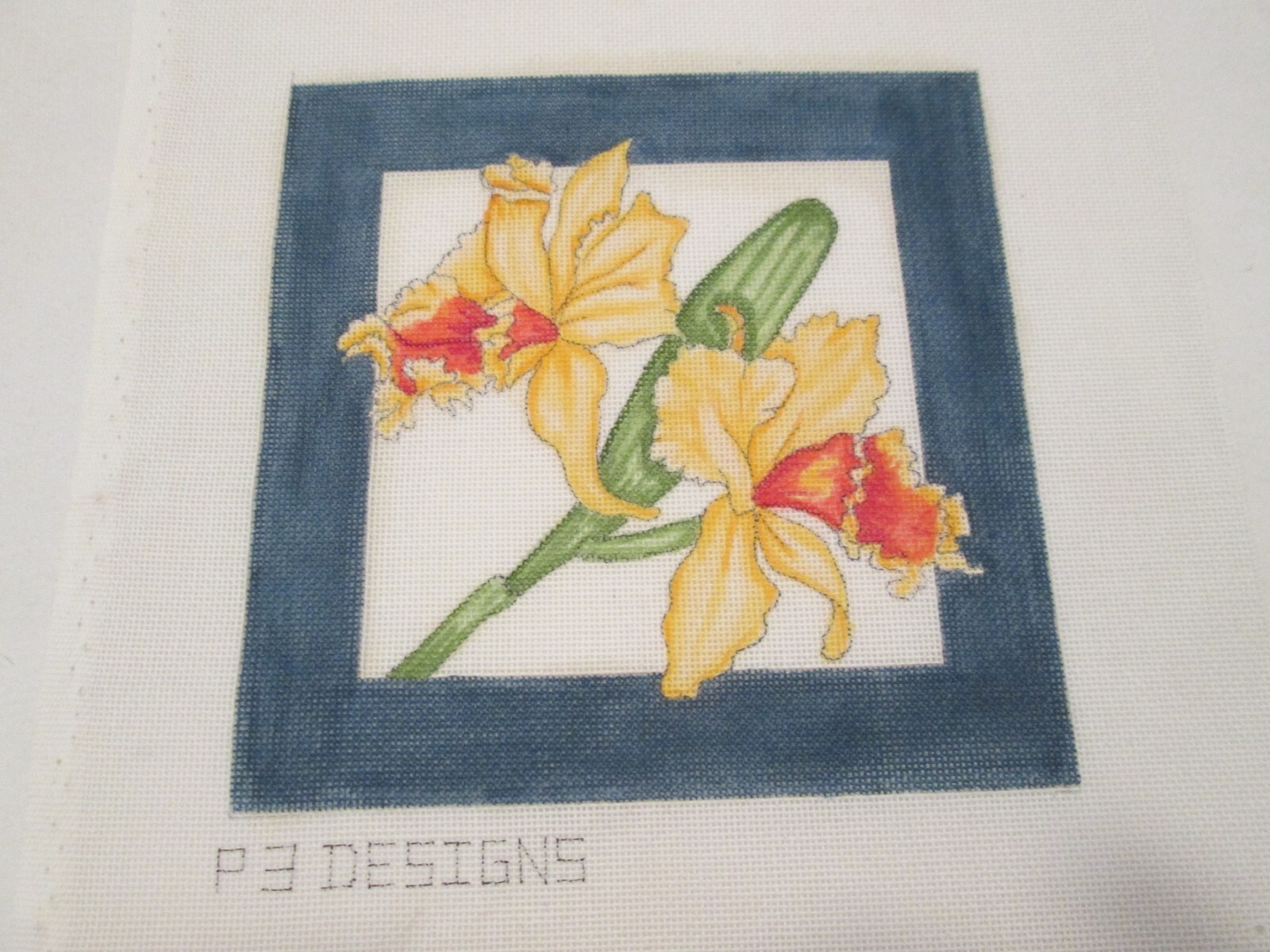 IRIS'-P3 DESIGNS-HANDPAINTED NEEDLEPOINT CANVAS | eBay