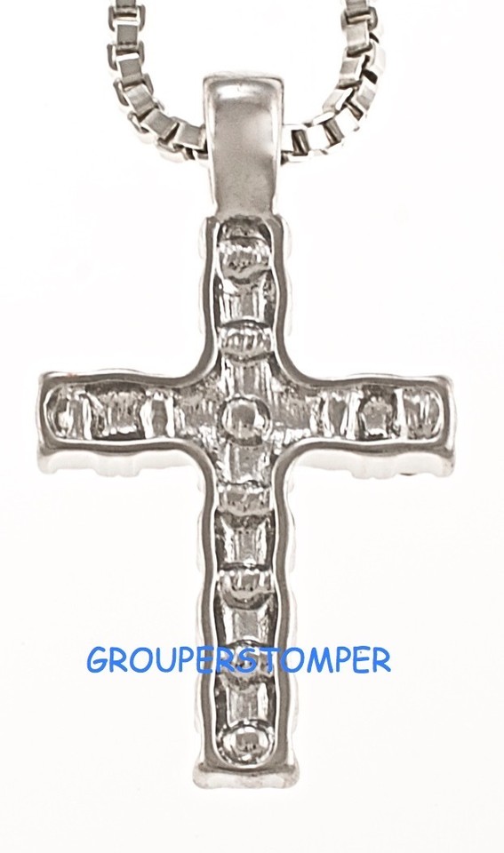 Cross And Angel Religous Necklace With 24 And 30 Inch Box Link Chain | eBay