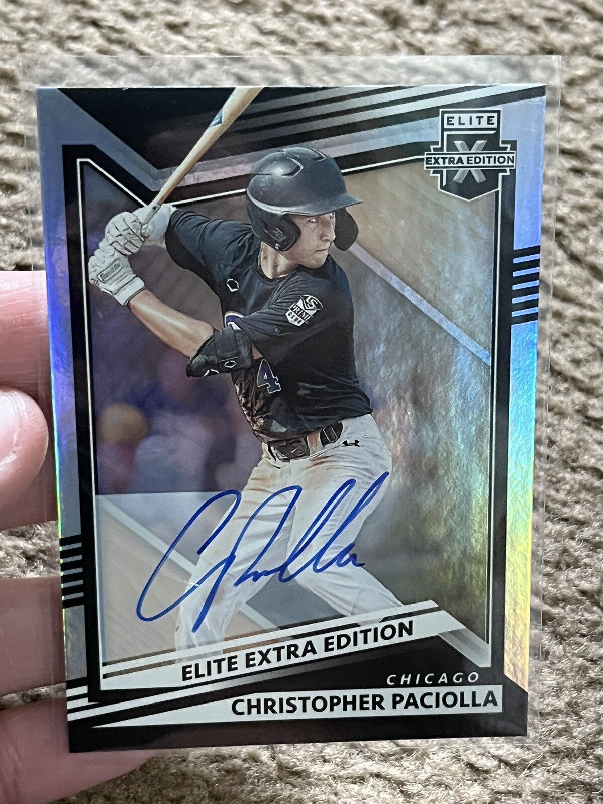 2022 Panini Elite Extra Edition Christopher Paciolla Auto #86 Chicago ...