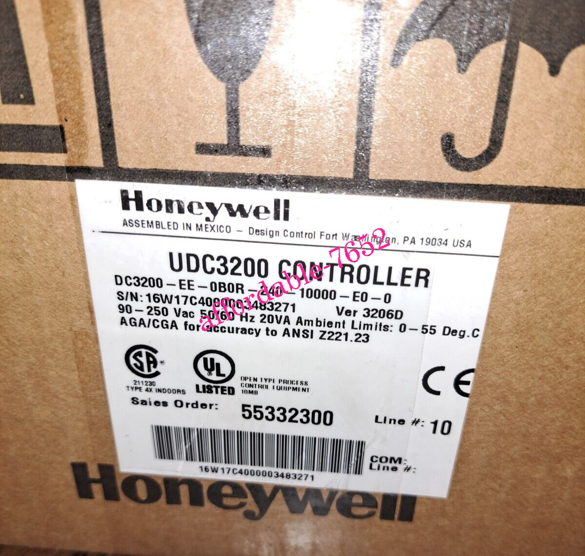 New Honeywell Dc3200 Ee 000r 240 00000 E0 0 Fedex Or Dhl Fastship Ibby