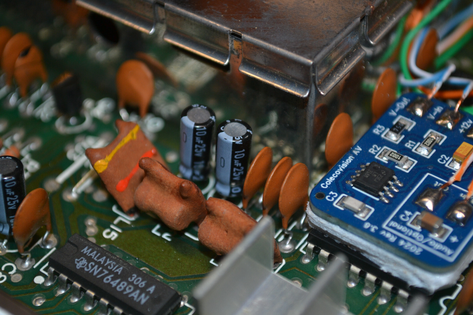 ColecoVision Console - AV Mod/Short Delay BIOS/New Power Switch MOD E4 ...