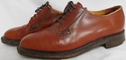 WM LOAKE & SONS MENS BRITISH DRESS DERBY SHOES WAVERLEY BROWN LEATHER ...