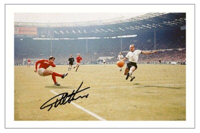 GEOFF HURST ENGLAND WORLD CUP 1966 SIGNED AUTOGRAPH PHOTO PRINT | eBay