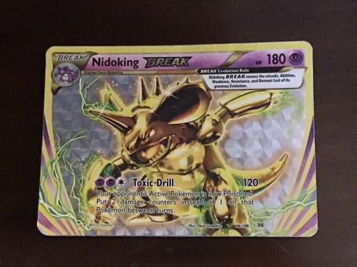 Pokémon TCG Nidoking BREAK XY Evolutions 46/108 | eBay