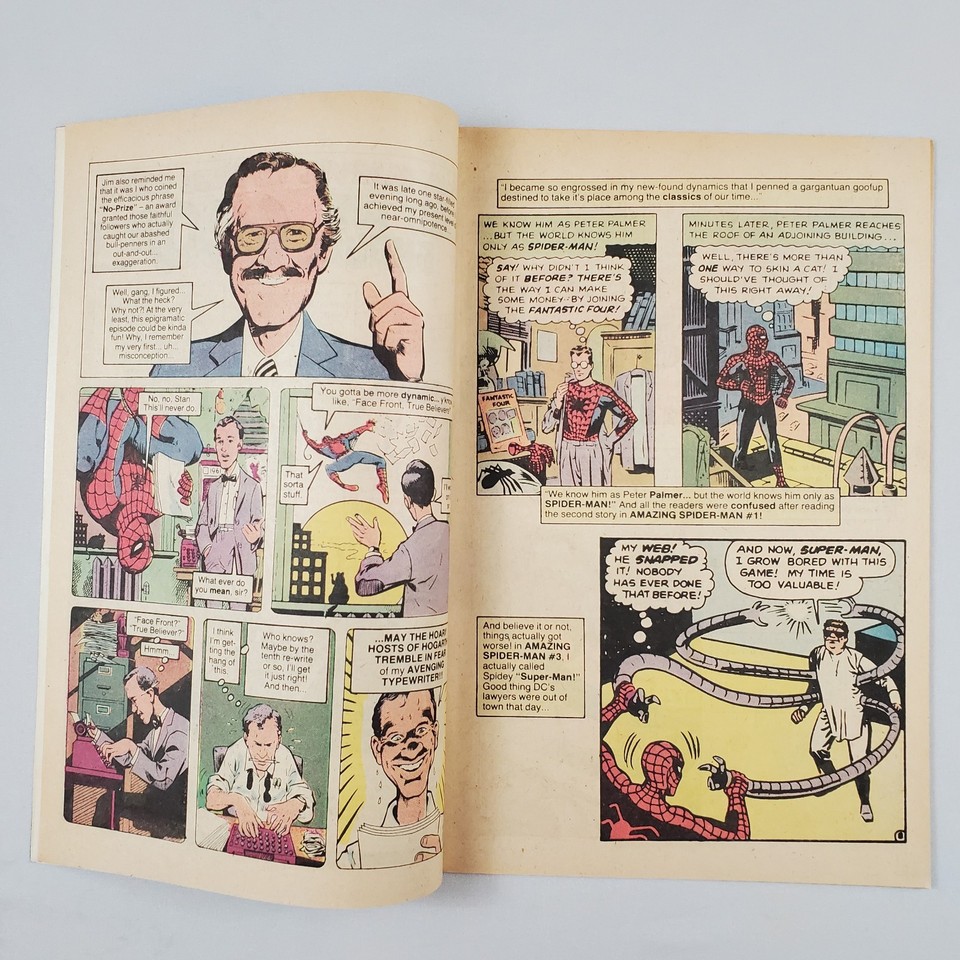 The Official No-Prize Book #1 Jan 1982 Marvel Comics VF 8.0 Stan Lee ...