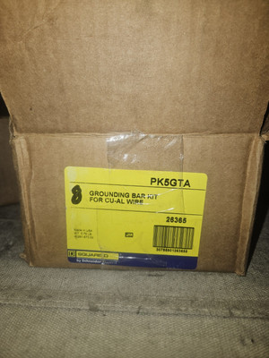 Square D PK5GTA Grounding Bar Kit, CU-AL Wire (Qty 8) | eBay
