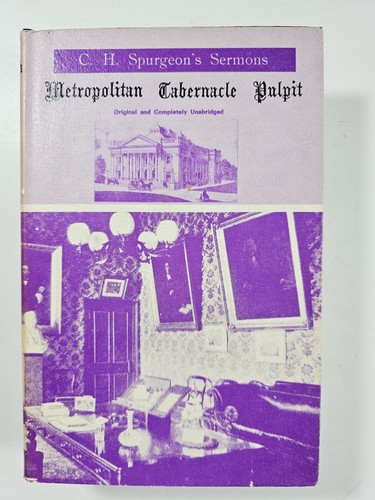 Metropolitan Tabernacle Pulpit 1874 by Charles H. Spurgeon | eBay