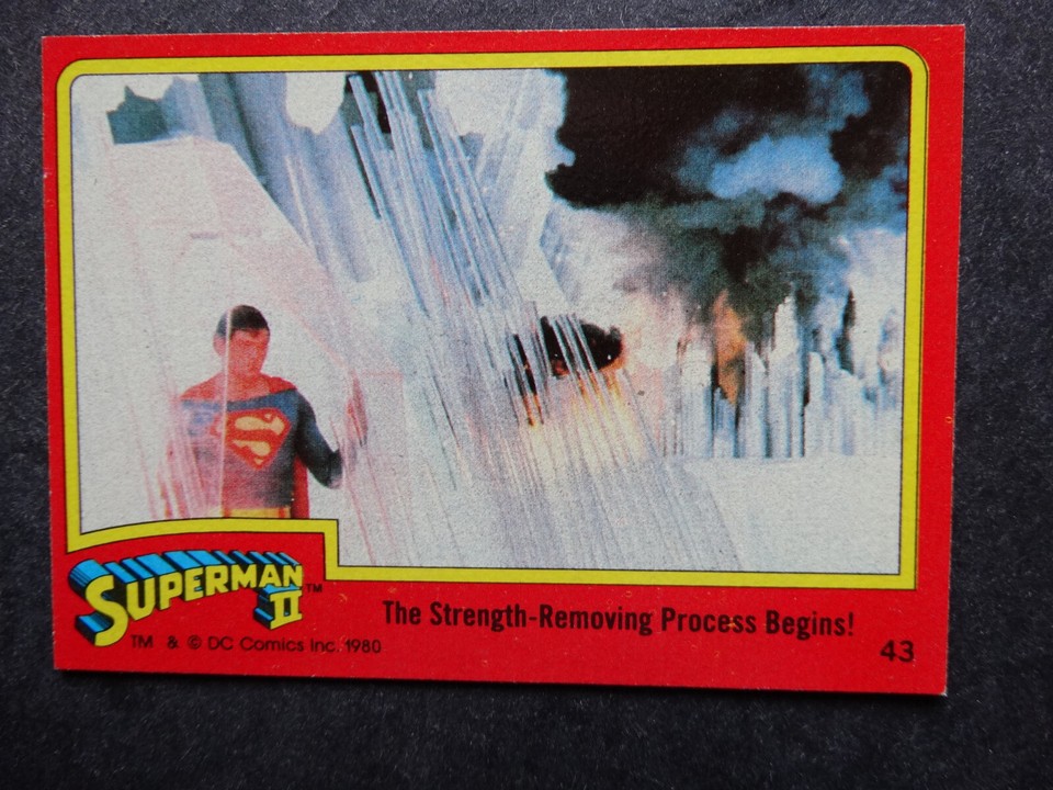 1980 Topps Superman II 2 Movie Trading Card Complete Your Set U You ...