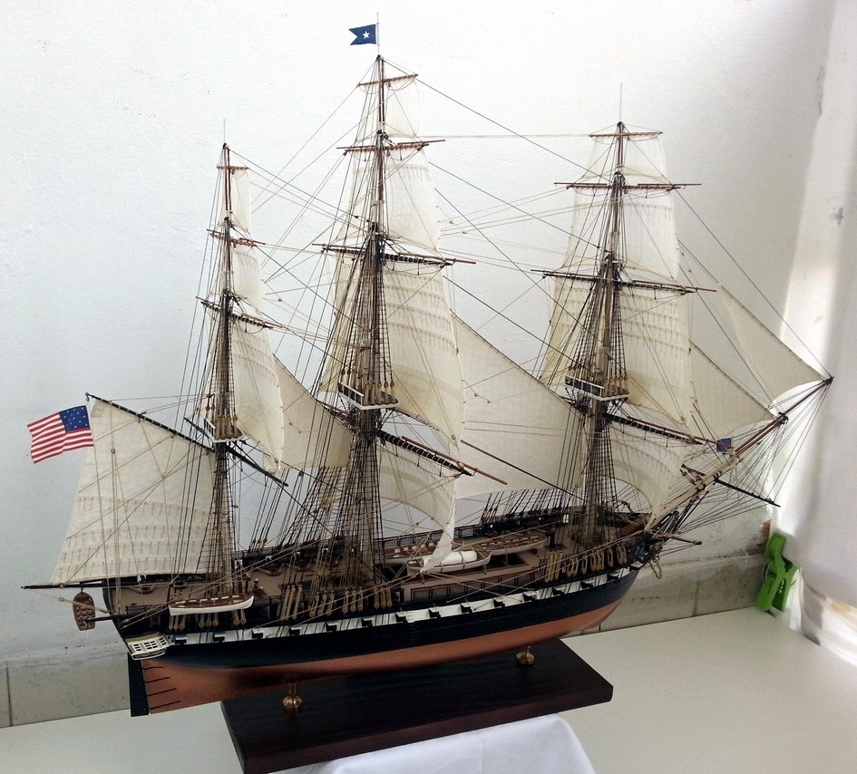 Revell USS Constitution, United States 1:96 - Flags and Draft scales ...