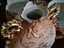Porcelain Flask VASE, Austrian, Rococo, Rocaille/Shell, Gilt, Rose ...