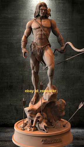 1/8 1/6 1/4 Tarzan 3D Print Figure Model Kit Unpained Unassembled ...