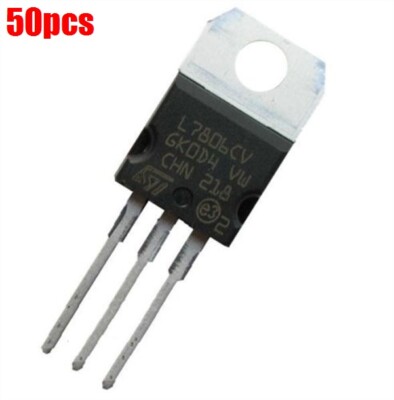 50Pcs L7806CV L7806 LM7806 St TO-220 Voltage Regulator 6V 1.5A A+ lf | eBay