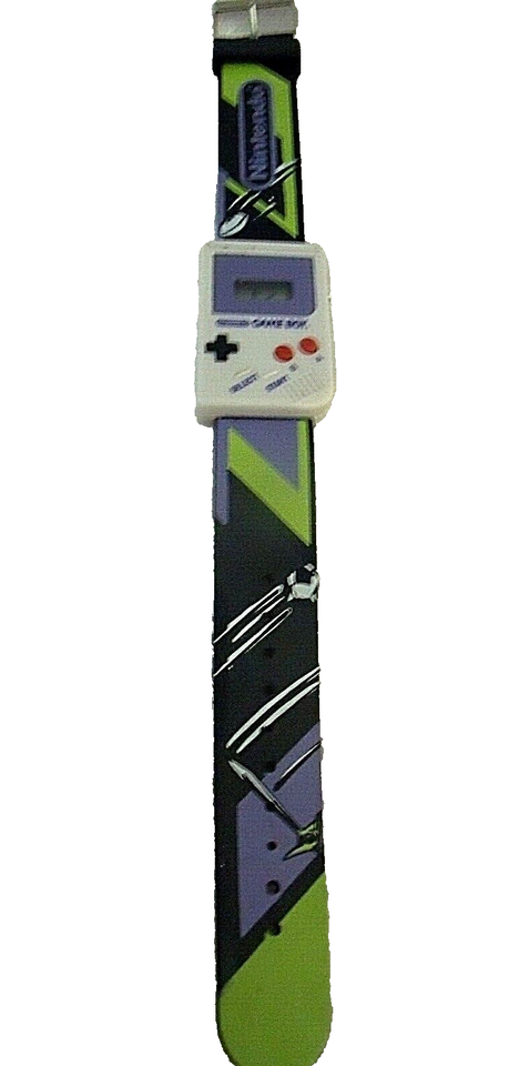 VINTAGE 1994 Nintendo GAME BOY WATCH WORKS GREAT HTF Collectible W ...
