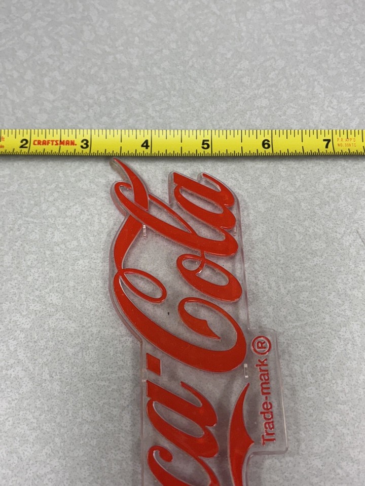Vintage Coca-Cola Cursive Menu Board LOGO Sign Theater 7" RARE! All ...