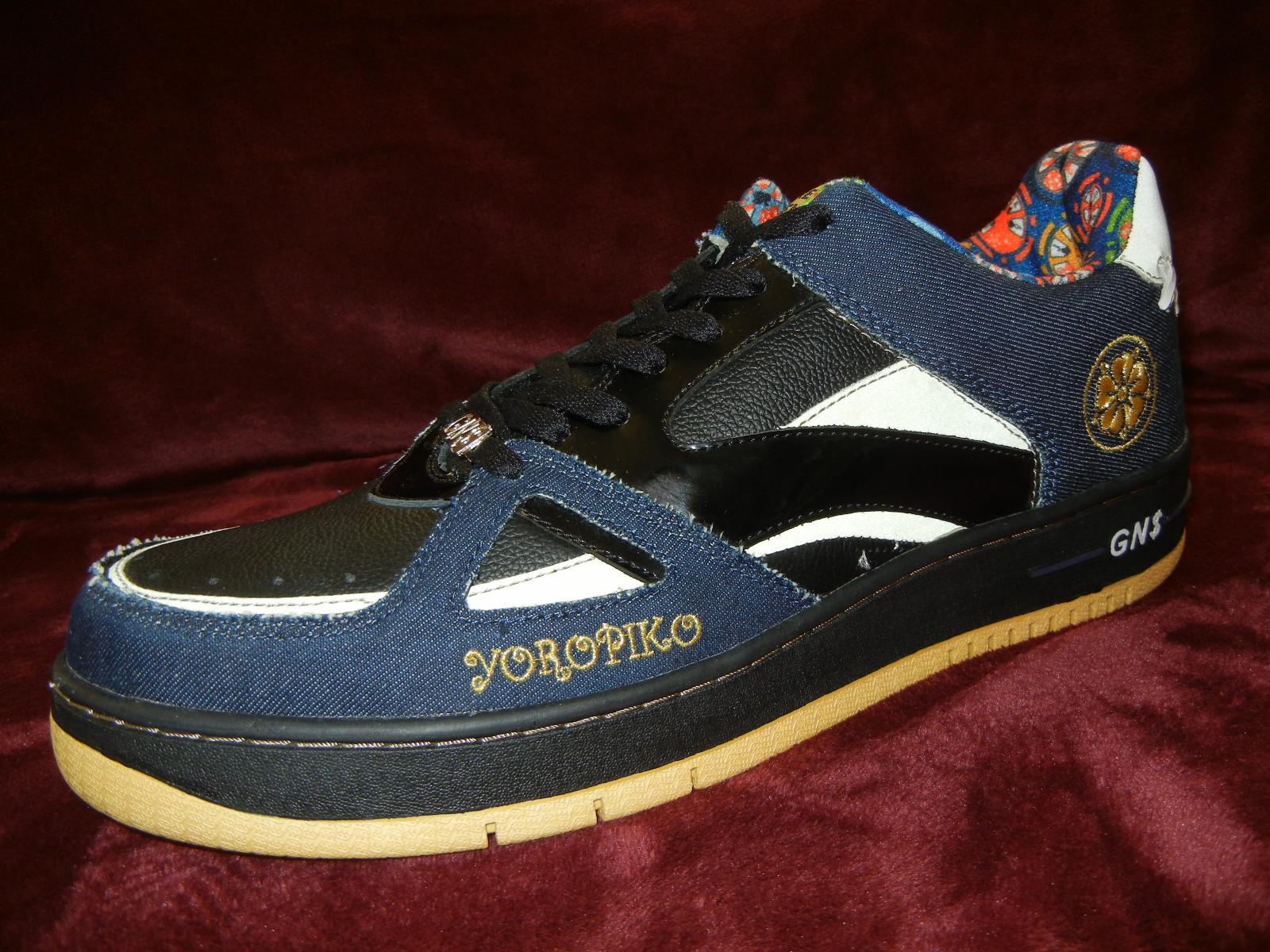 Greedy Genius #TheRootOfAllEvil denim shoes size 15 #YOROPIKO sneakers ...