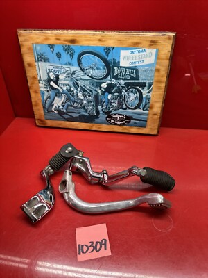 Harley-Davidson FXR Mid Shift Control Set Brake Pedal Pivot Peg Mount ...