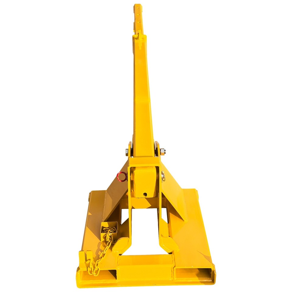 6600LB Adjustable Tilt Forklift Jib Boom Crane 12.8FT Mobile Crane ...
