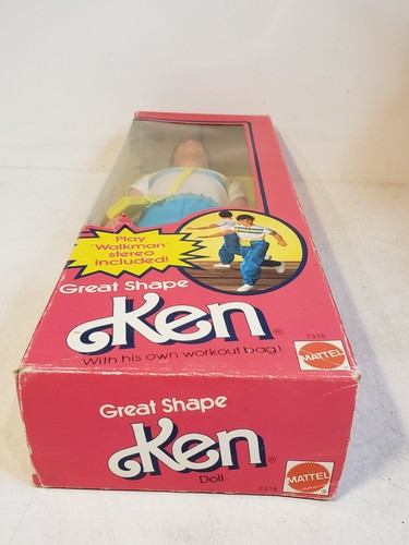 RARE GREAT SHAPE KEN BARBIE DOLL W/ WALKMAN 1980 MATTEL 7318 NRFB | eBay