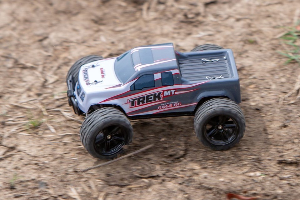 Rage R/C - Mini Trek MT 1/24 RTR Monster Truck - Gray 739792076350| eBay