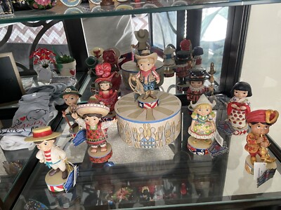 Disney Traditions Jim Shore It's a Small World Base & 9 Figurines, Full ...