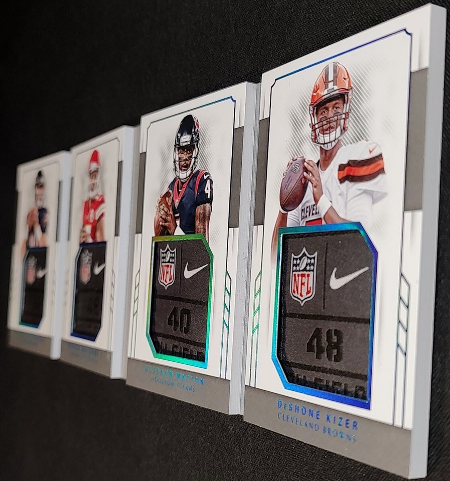 TRUE 1/1 RC JSY PATRICK MAHOMES NFL SHIELD PATCH ROOKIE 2017 National ...